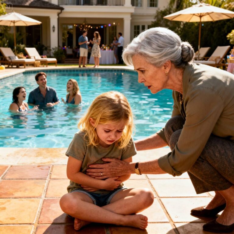 Auf unserer Familienpoolparty weigerte sich meine vierjährige Enkelin ...